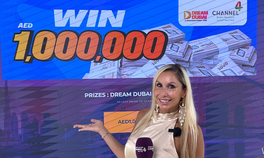 1 Million Dirhams With Dream Dubai And Channel 4 104 8 Channel 4 FM